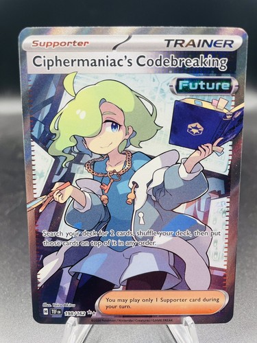 Pokemon Ciphermaniac's Codebreaking 198/162 Temporal Forces Ultra Rare ...