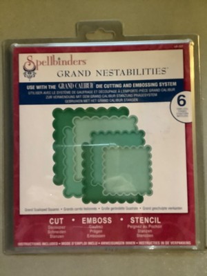 Spellbinders Grand Nestabilities GRAND SCALLOPED RECTANGLES | eBay