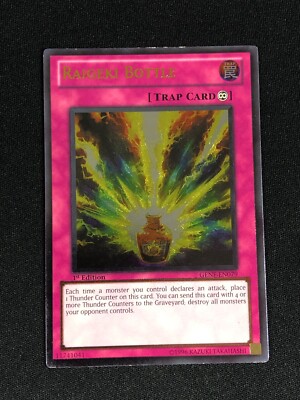 YUGIOH RAIGEKI BOTTLE GENF-EN079 1ST ULTIMATE LIGHT PLAY | eBay