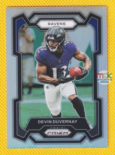 DEVIN DUVERNAY 2023 Prizm Football Silver Holo #23 Baltimore Ravens | eBay
