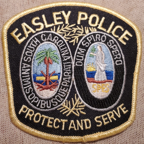 SC Easley South Carolina Police Shoulder Patch | eBay