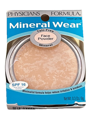 Physicians Formula Talc-Free Mineral Wear Face Powder SPF 16 ...