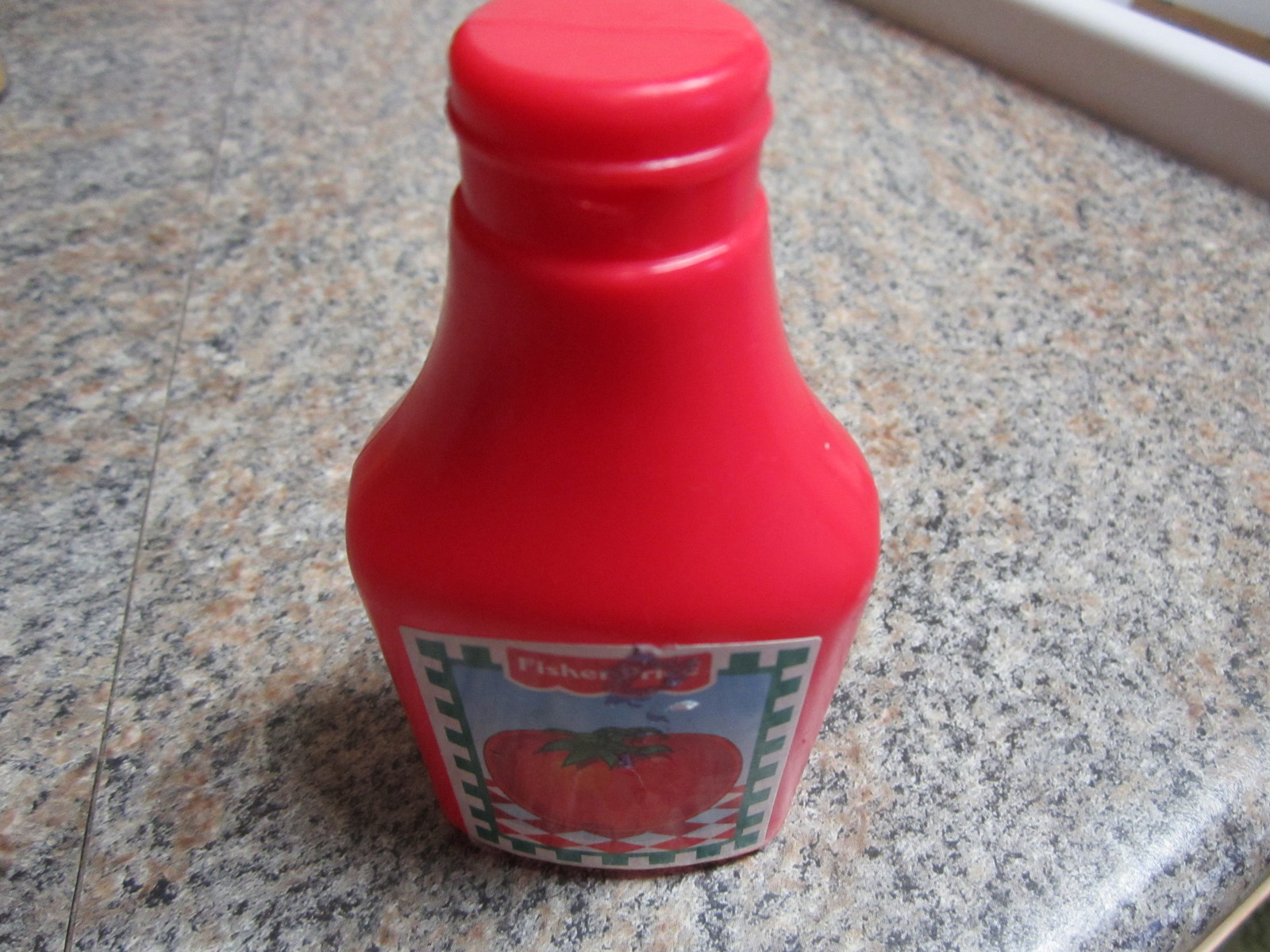 Fisher Price Fun with Food Ketchup Catsup Bottle Pretend Play Tomato ...