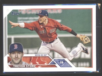2023 TOPPS ADVANCED STATS /300 TREVOR STORY RED SOX | eBay