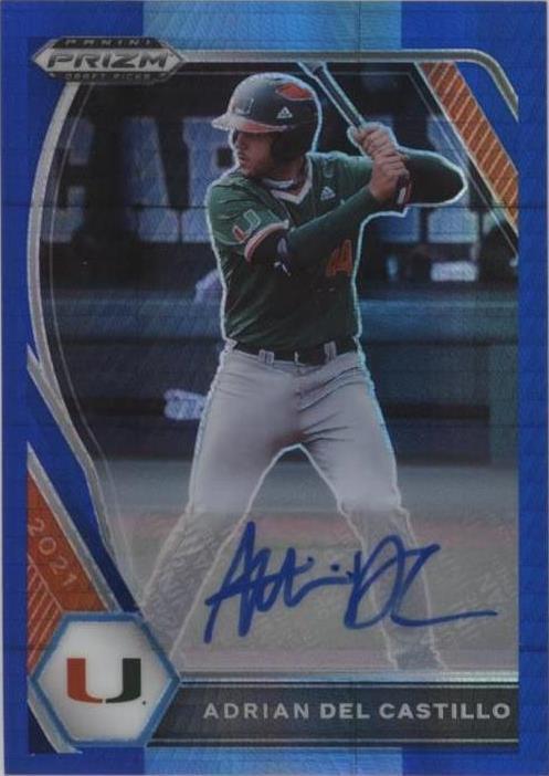 2021 Panini Prizm Draft Picks - Adrian Del Castillo #PDP67 Blue ...