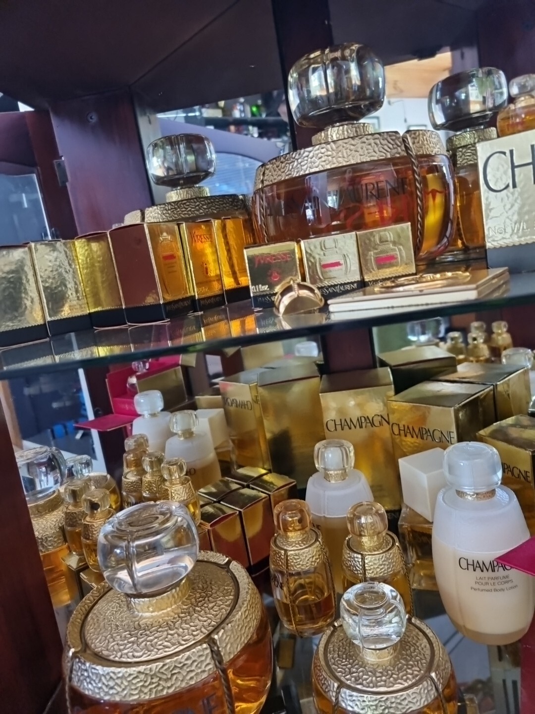 Yvresse (Champagne) Ex-Large FACTICE bottle YSL Vintage 1993 Glass ...