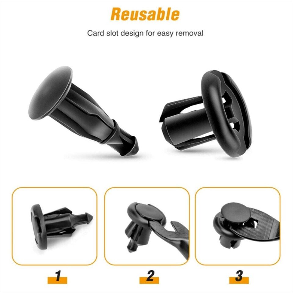 For HONDA Push Type Clip For Honda Inner Fender Liner Splash Shield ...