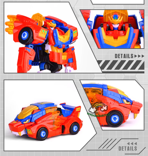 MiniForce Animal Tron Leocop Lion Space Police Transforming Robot Car ...