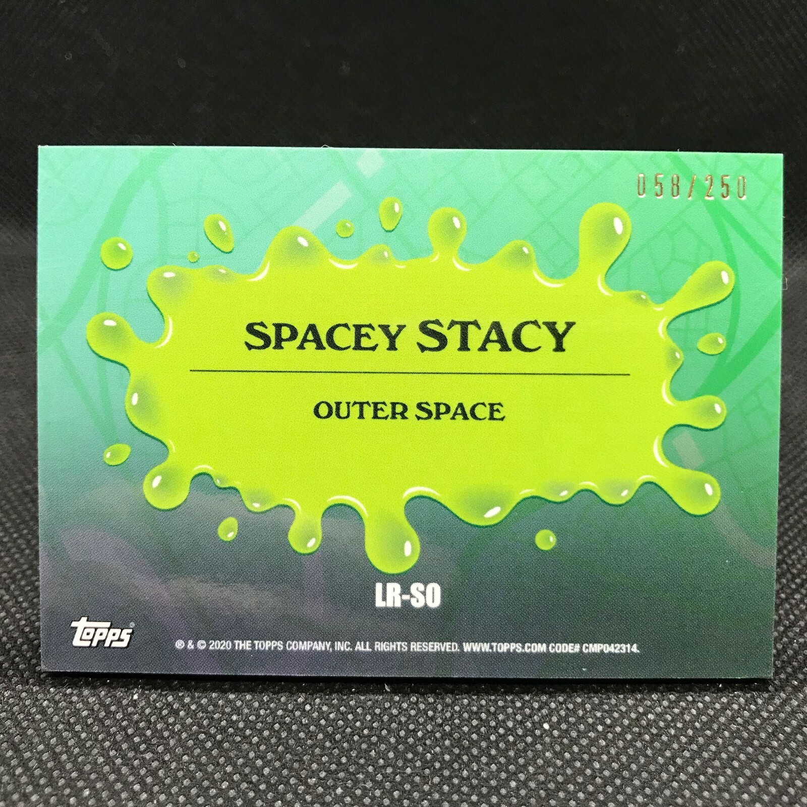 Garbage Pail Kids 2020 35th Anniversary Relic Spacey Stacy LR-SO GPK ...