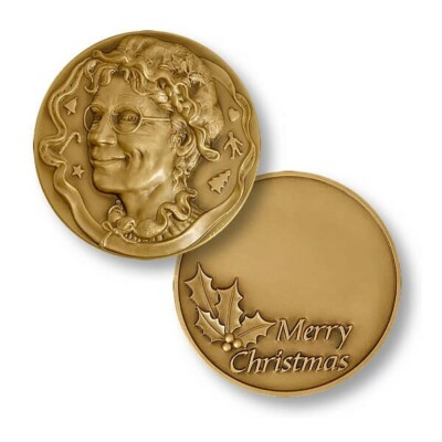 MRS. SANTA CLAUS MERRY CHRISTMAS 1.75" CHALLENGE COIN | eBay