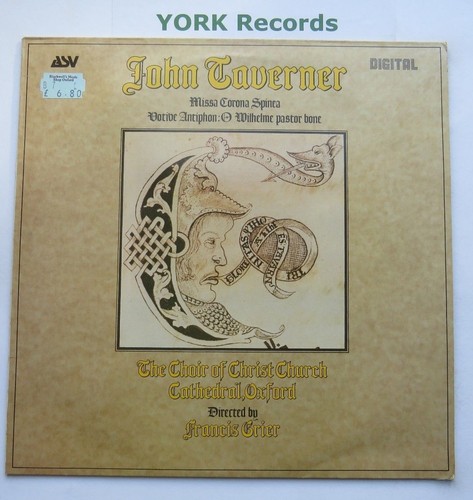 DCA 516 - TAVERNER - Missa Corona Spinea GRIER Christ Church - Ex Con ...
