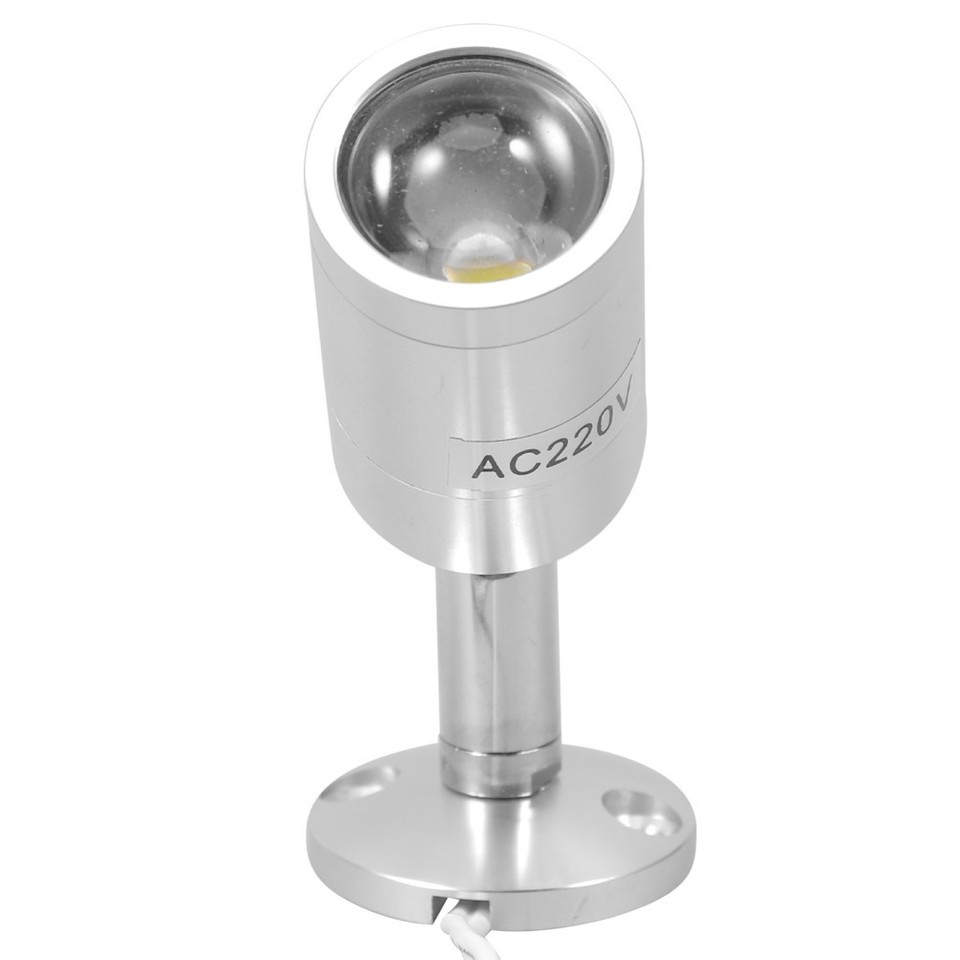 3W LED Spotlight for Showcase and Mall Cabinet Lighting Stainless Steel ...