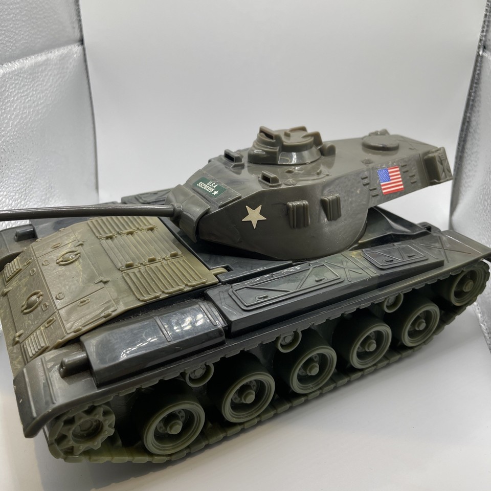Vintage Processed Plastic Co USA 7520 Large Army Tank | eBay