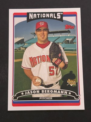 2006 Topps #622 Jason Bergmann Rookie Washington Nationals | eBay