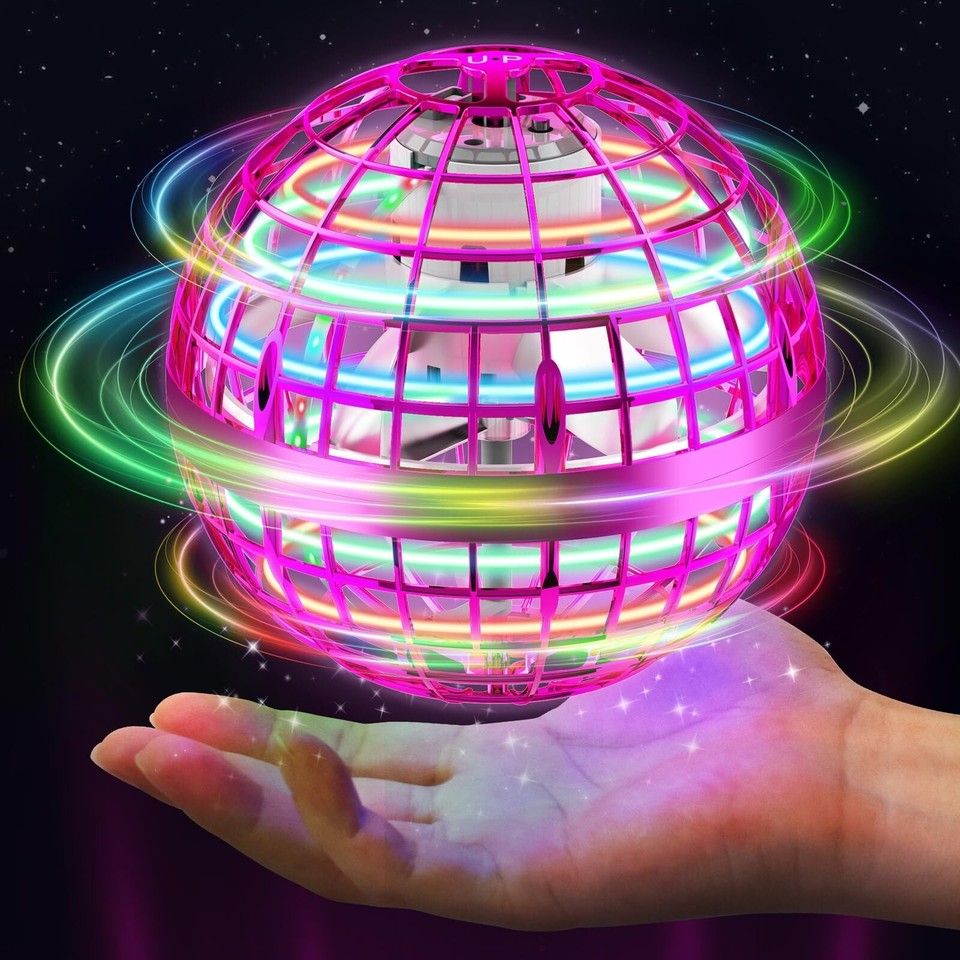 Flying Orb Ball Boomerang Fly Spinner Toys Soaring Hover UFO Mini Drone ...