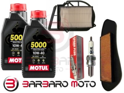 Maintenance Kit Yamaha X-City X-Max 250 Motul Oil Filters Spark Plug ...