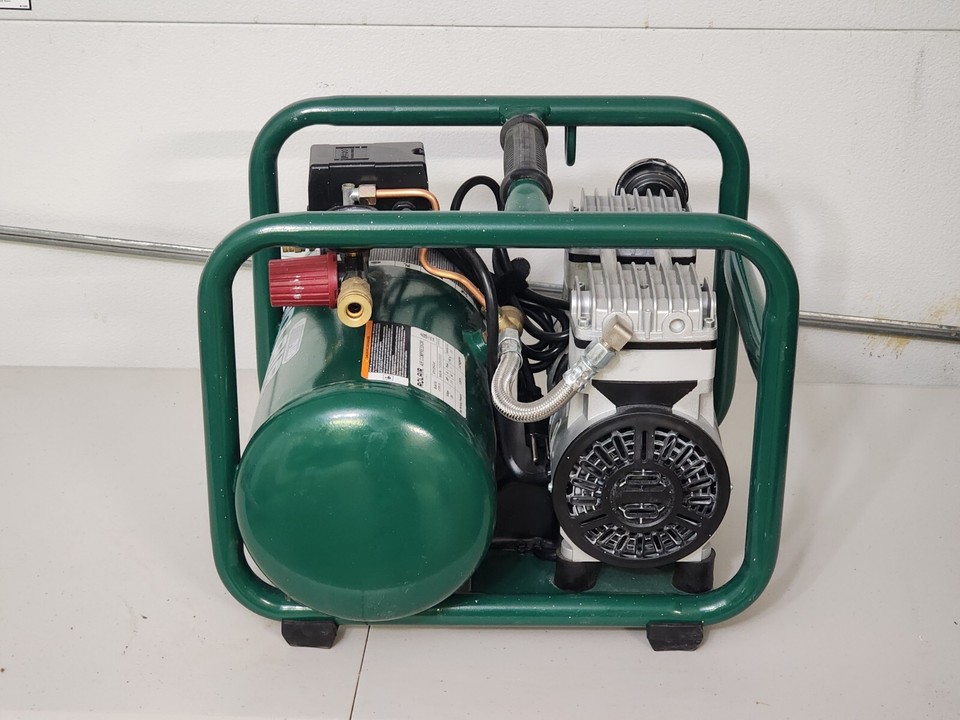 RolAir JC10PLUS Oil Free, 2.5 Gallon, 1 HP Air Compressor, Ultra-Quiet ...