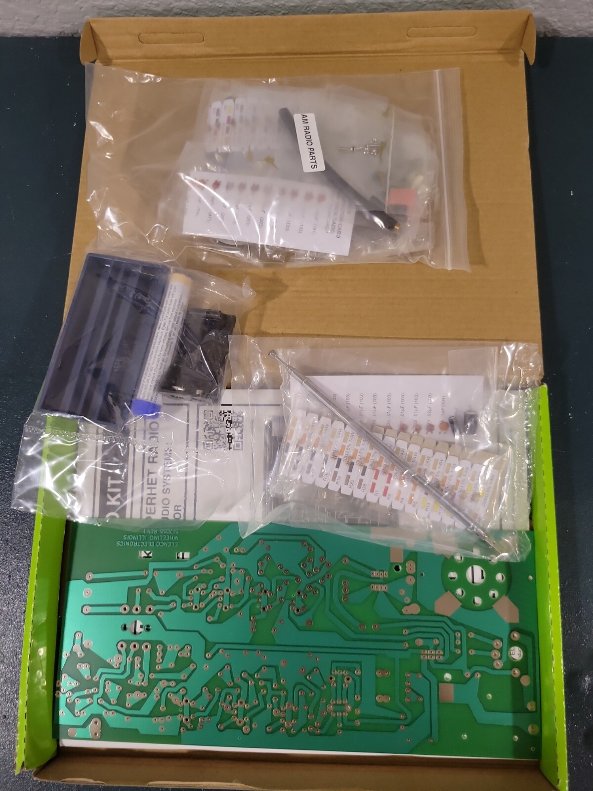 Elenco AM/FM-108CK Transistor Radio Kit - Blue for sale online | eBay