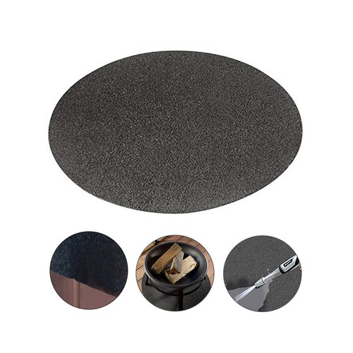 Round Grill Mat Floor Protective Pads BBQ Grill Mats Free From Oil ...