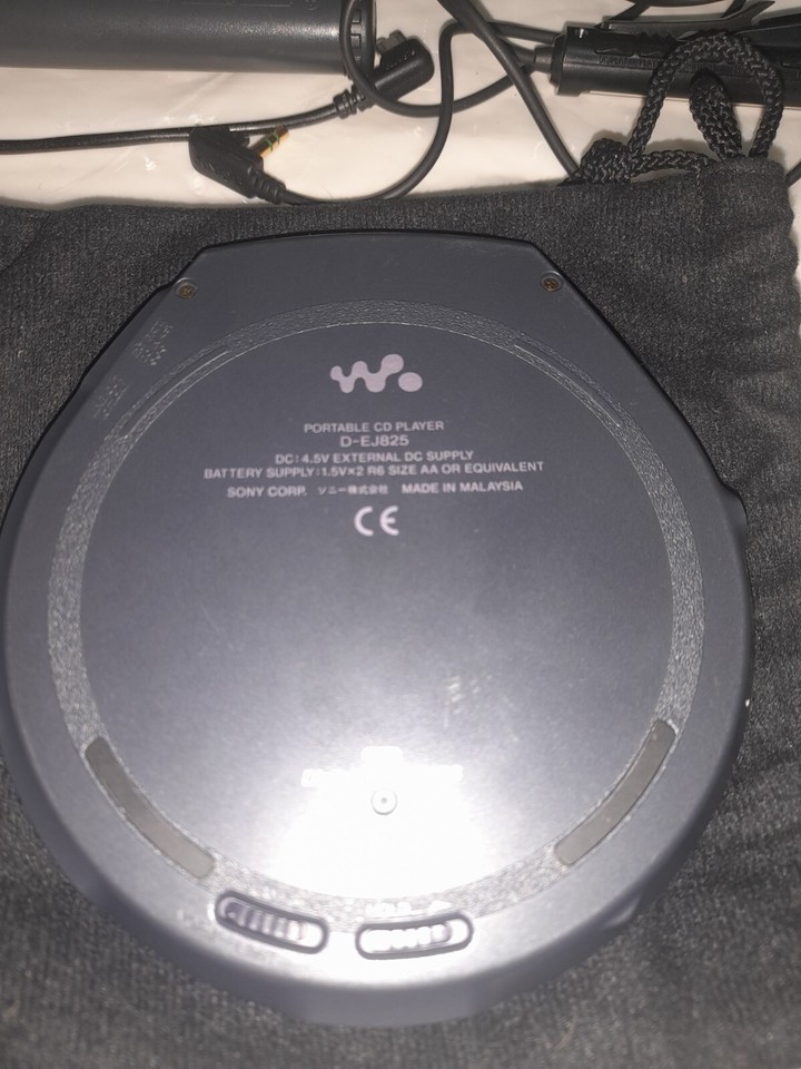 SONY D-EJ825 Slim CD Walkman / Discman / Portable CD Player - Purple ...