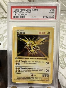 Zapdos 1999 Pokemon Game #16 1st Edition Holo Price Guide - Sports Card ...