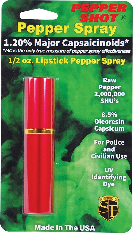 Video of Red, Pink and Black Pepper Shot Lipstick Pepper Sprays - Lot ...