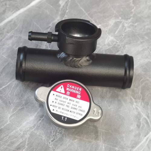 32mm 1-1/4" Inline Radiator Coolant Filler Neck Pipe Hose With 1.1bar ...