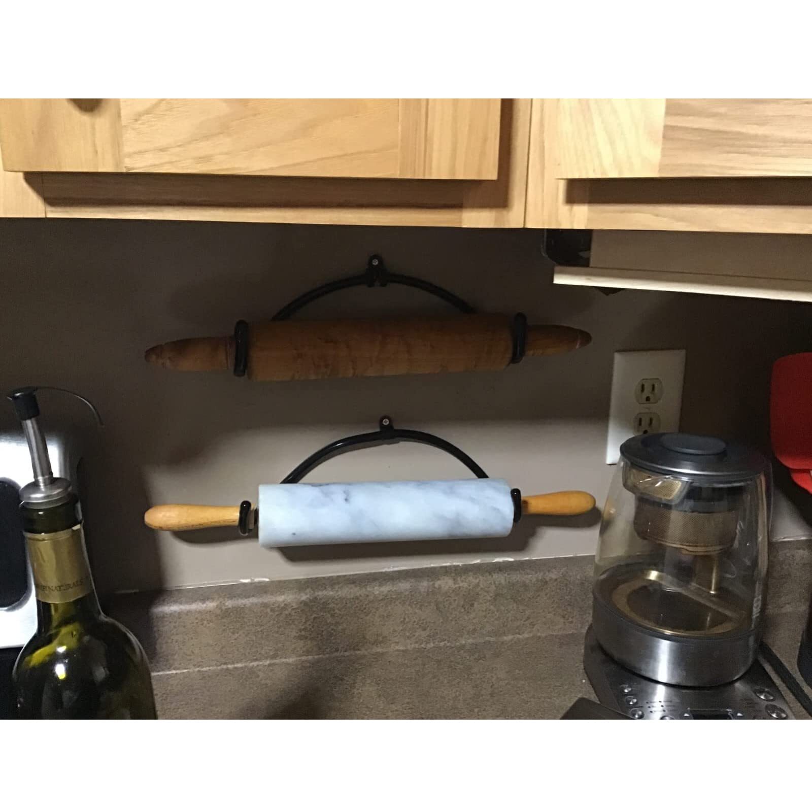 Pack Of 4 “ Rolling Pin Holder Rolling Pin Display Rack Rolling Pin ...