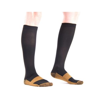 High Tubed Polyester Cotton Socks Men Garments Copper Infused ...