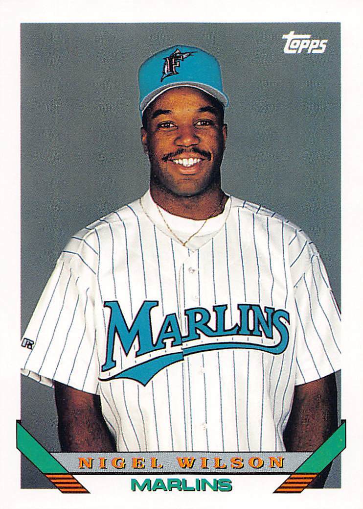 Nigel Wilson 1993 Topps 426 Florida Marlins Baseball Card | eBay