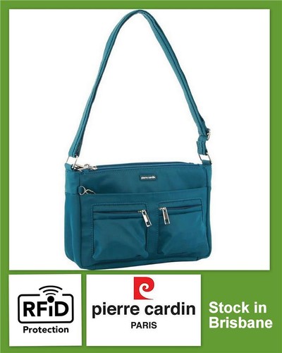 Pierre Cardin RFID Cross Body Casual Bag Anti-Theft Slash Proof Handbag ...