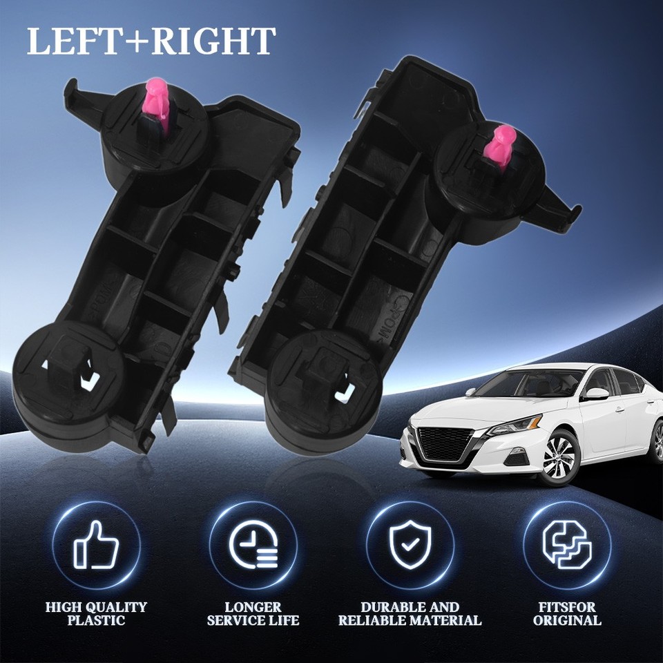 Front Bumper Retainer Bracket Spacer Pair for 2018-22 Nissan Altima ...