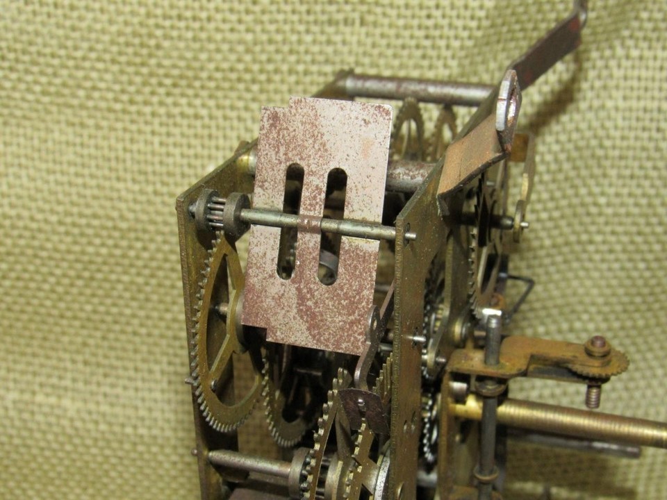 Antique E. Ingraham Mantel Clock Movement #27 + Chime, Hands, Face ...