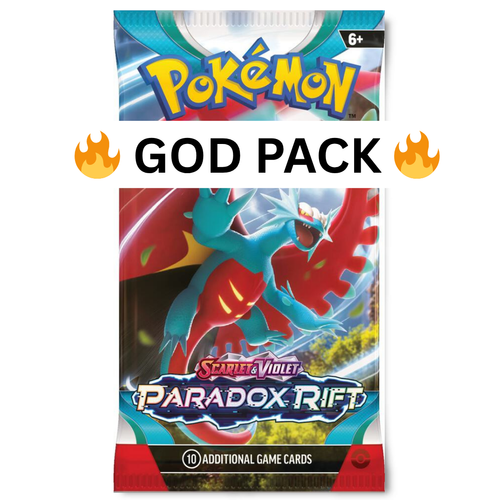 🔥GOD PACK - Pokemon Cards Paradox Rift🔥 | Sealed booster pack ...