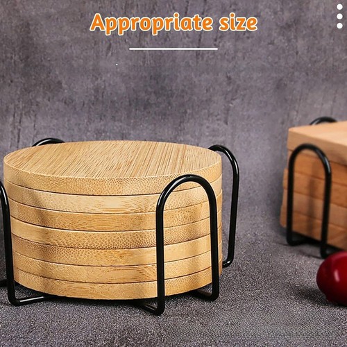 For Cork For Drinkware Metal Coaster Holder Desk Organizer Versatile ...
