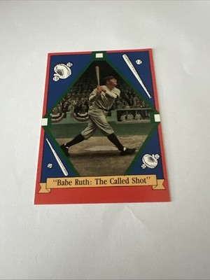BABE RUTH THE CALLED SHOT 1992 CARD RARE DELPHI | eBay