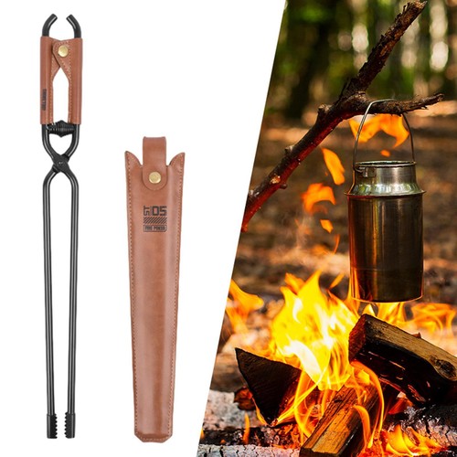 Campfire Tongs 17" Steel High Temperature Resistance | eBay