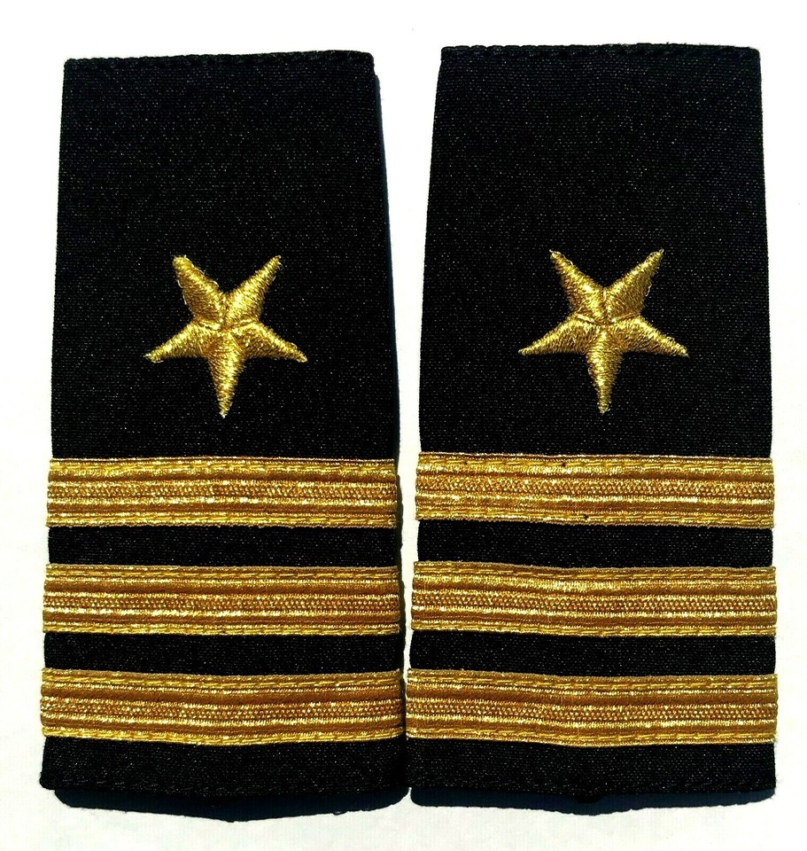 NEW US NAVY LINE OFFICER AUTHENTIC SOFT SHOULDER BOARDS RANKS HI ...