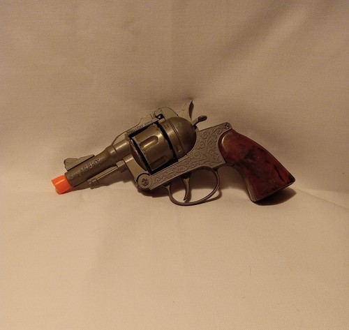 VINTAGE 1950'S Crescent Toys S - Agent Cap Gun 12 Shot Revolver Made In ...