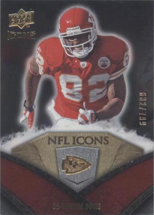 2008 Upper Deck Icons - Nfl Icons Dwayne Bowe #NFL19 Silver /799 for ...