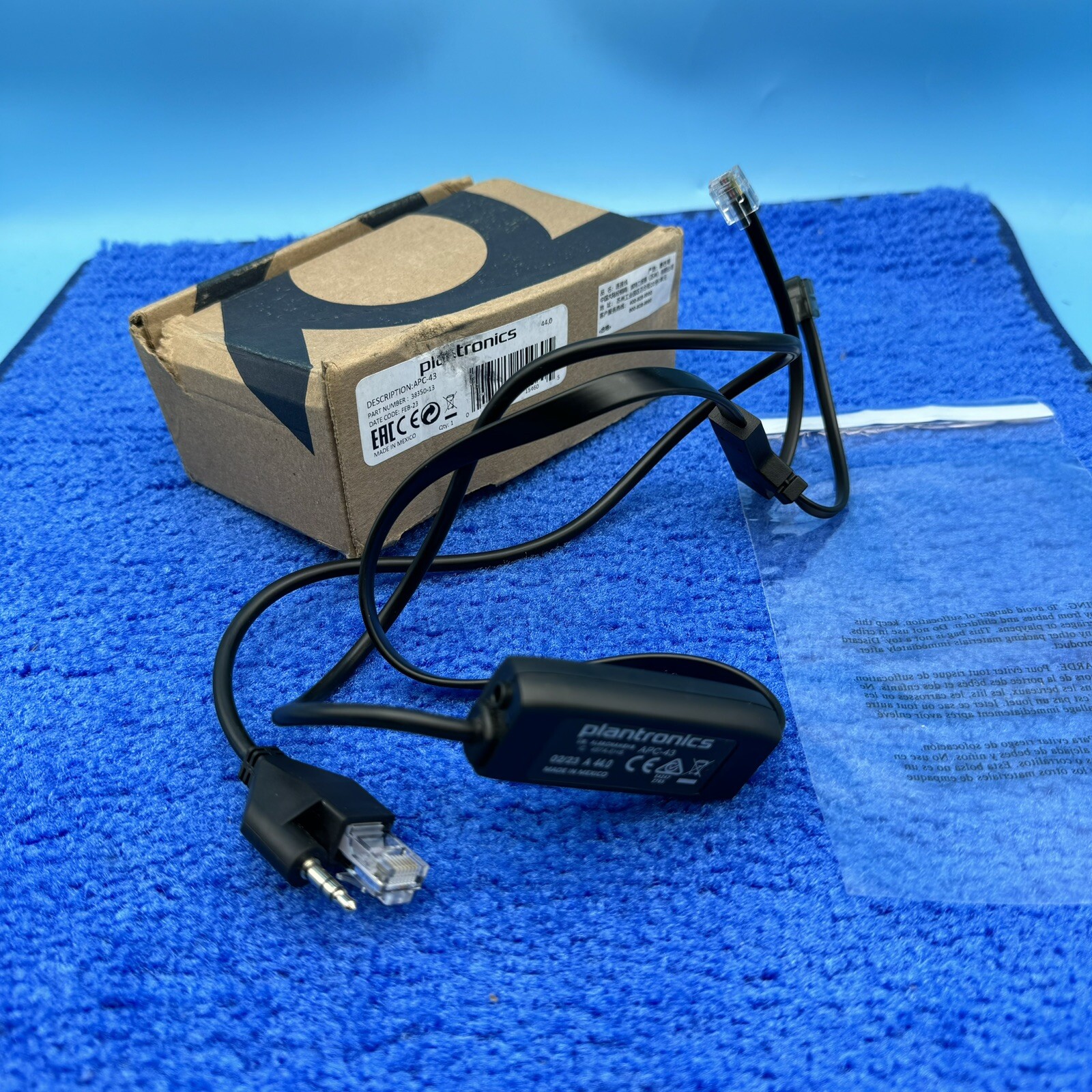 Plantronics APC-43 Electronic Hook Switch Adapter | 38350-13 17229154605 | eBay