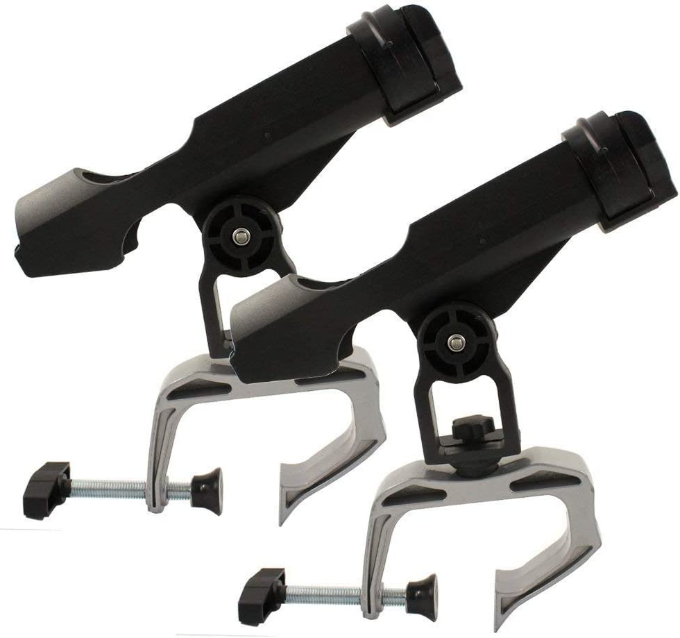 Fishing Boat Rods Holder 360 Degree Rotation Adjustable Power Lock ...