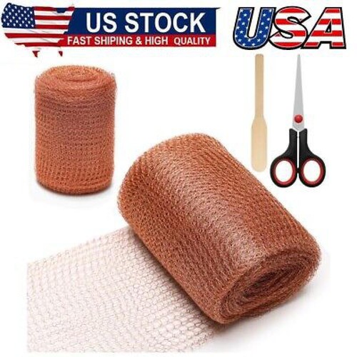 Copper Mesh Roll (5" x 32 ft),Blocker for Hole,Double Layer Copper Fill Fabric | eBay