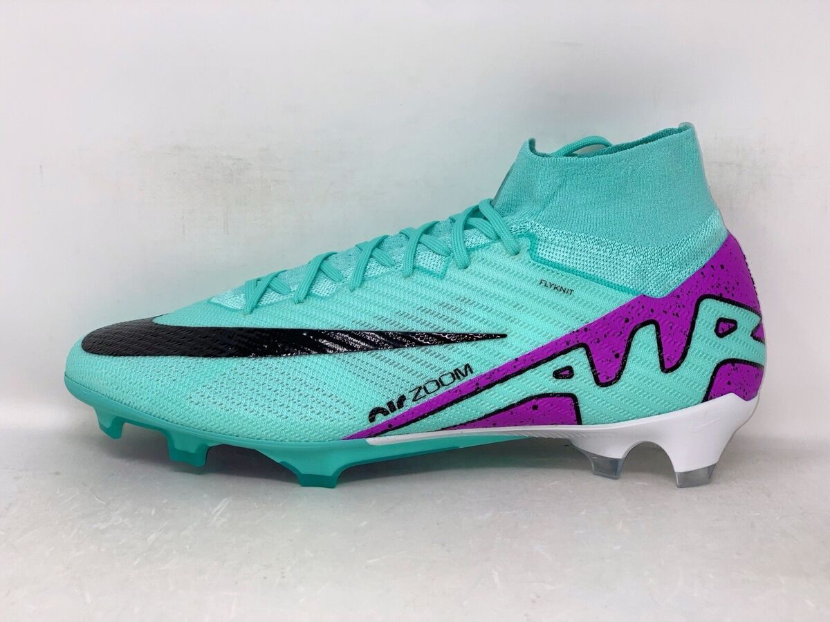 Nike Mercurial Superfly 9 Elite FG Turquoise Soccer Cleats Nike Mercurial Superfly 9 Elite FG Turquoise Soccer Cleats