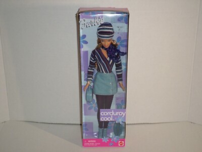 1999 Barbie Corduroy Cool Doll Blue Skirt NEW No 24658 | eBay
