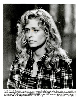BR45 1989 Rare Original Photo FARRAH FAWCETT Small Sacrifices Dramatic ...