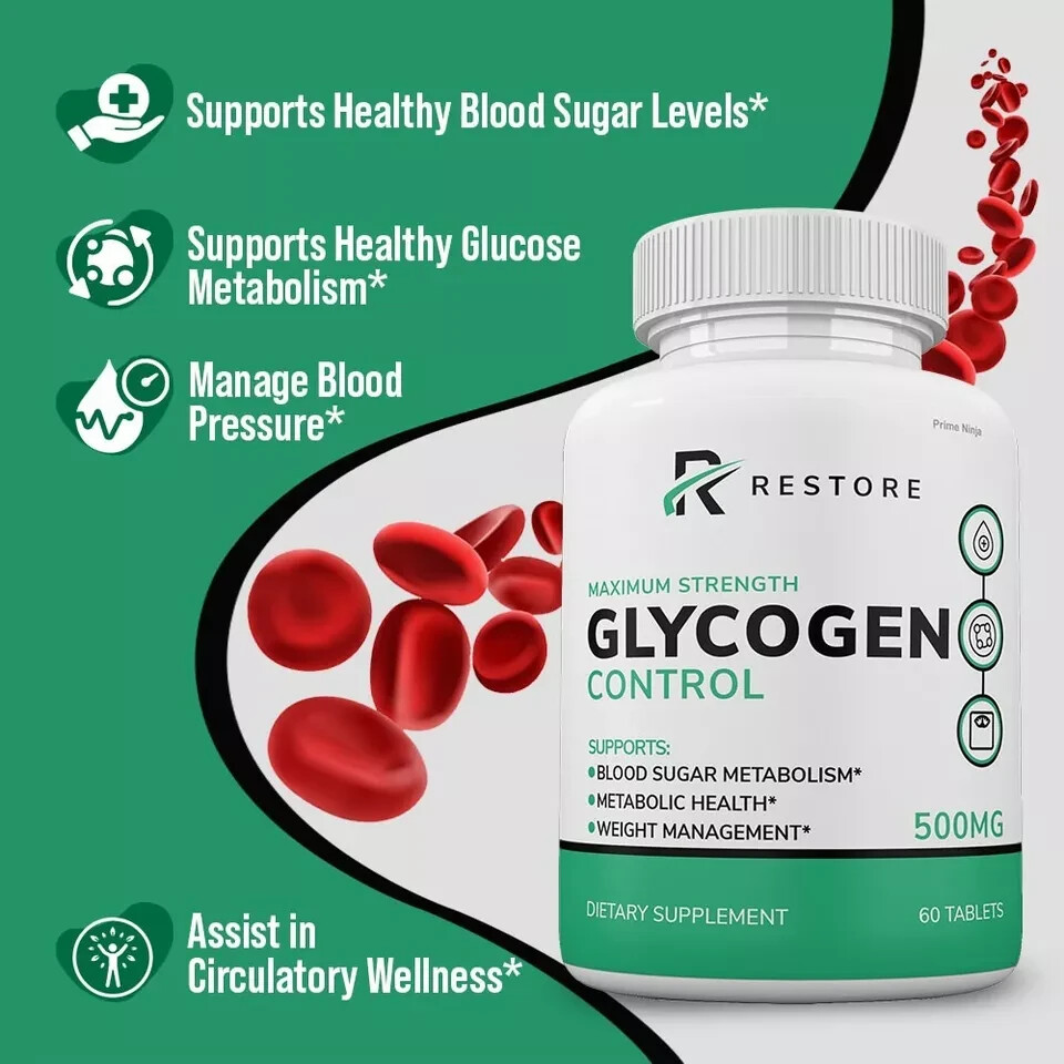 Restore Glycogen Control Blood Capsules, Blood Sugar Control Pills ...