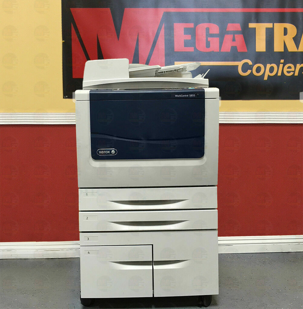 Xerox WorkCentre 5855 Mono A3 Laser MFP Printer Copier Scanner Lot of ...