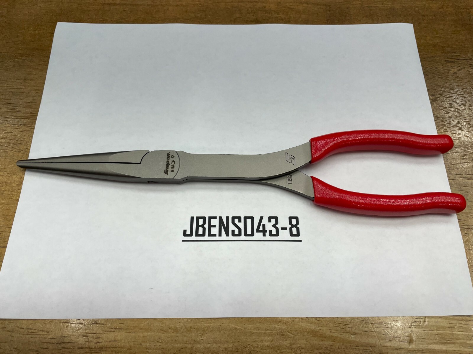 Snap-on Tools USA NEW RED 11" Soft Grip Needle Nose Pliers 911ACF | eBay