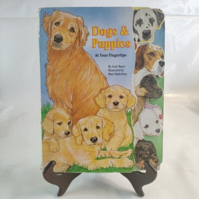 Dogs and Puppies at Your Fingertips Board Book Vintage Children's Kids ...